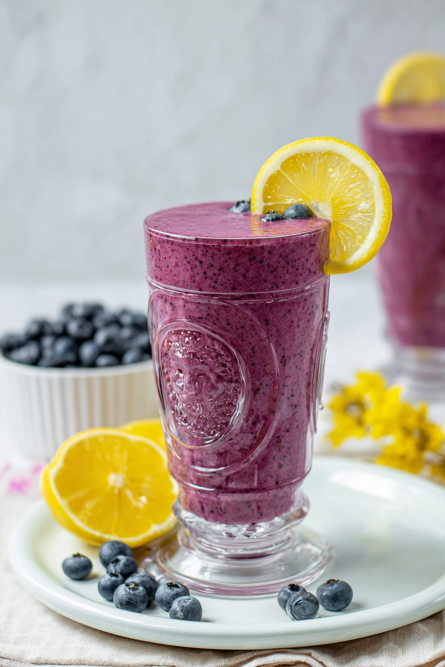 Lemon Blueberry Smoothie - Savoring Tales | Easy & Delicious Recipes ...