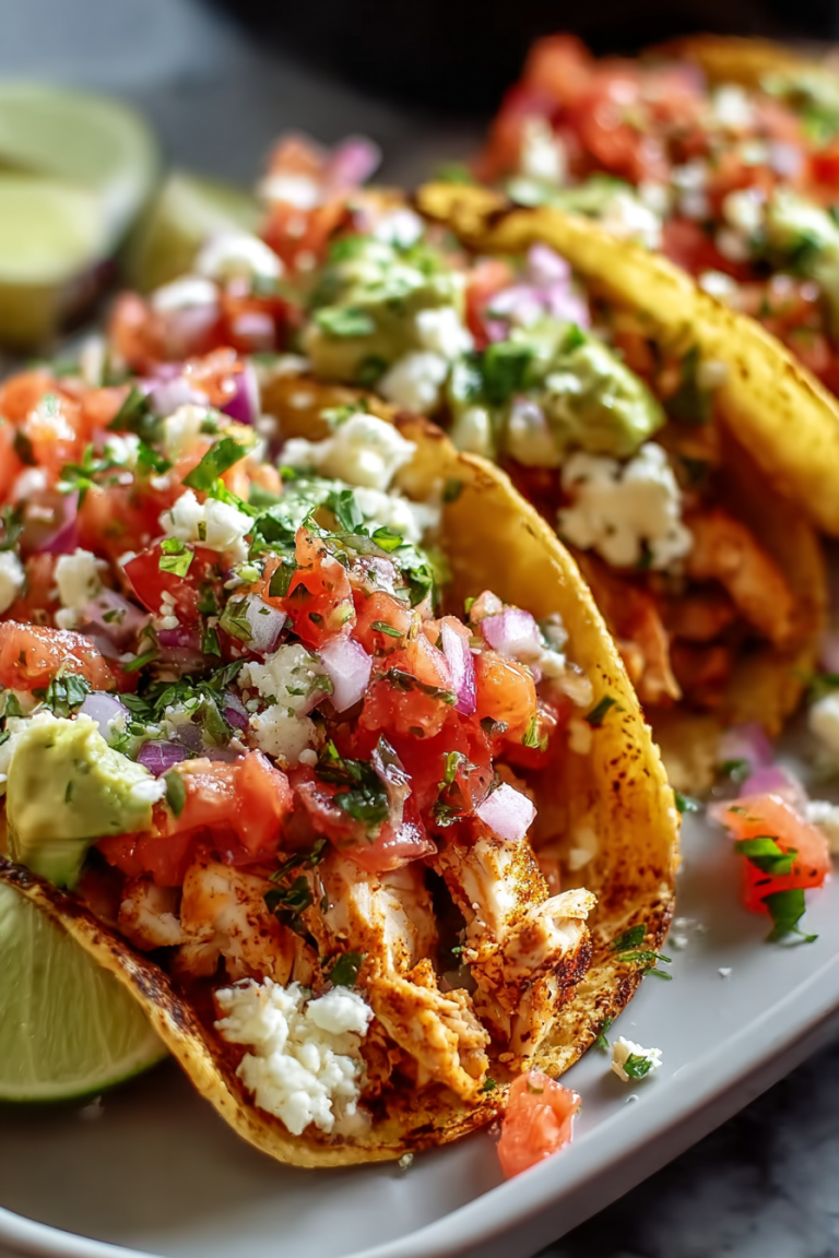 Easy Chicken Street Tacos Recipe - Authentic Mexican Flavors - Savoring Tales | Easy & Delicious ...