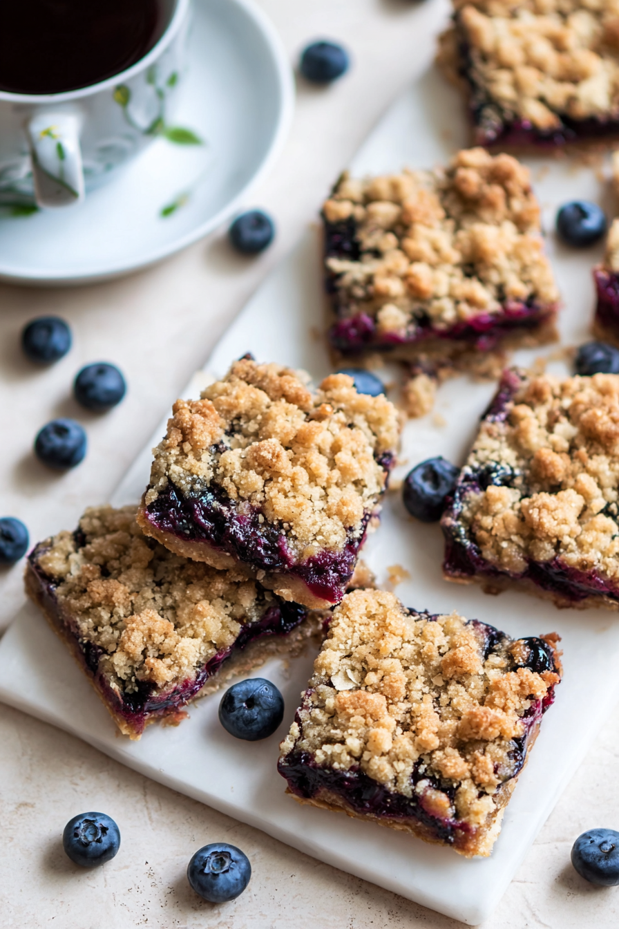 Easy Blueberry Pie Bars Recipe | Gluten-Free & Delicious | Savoring Tales