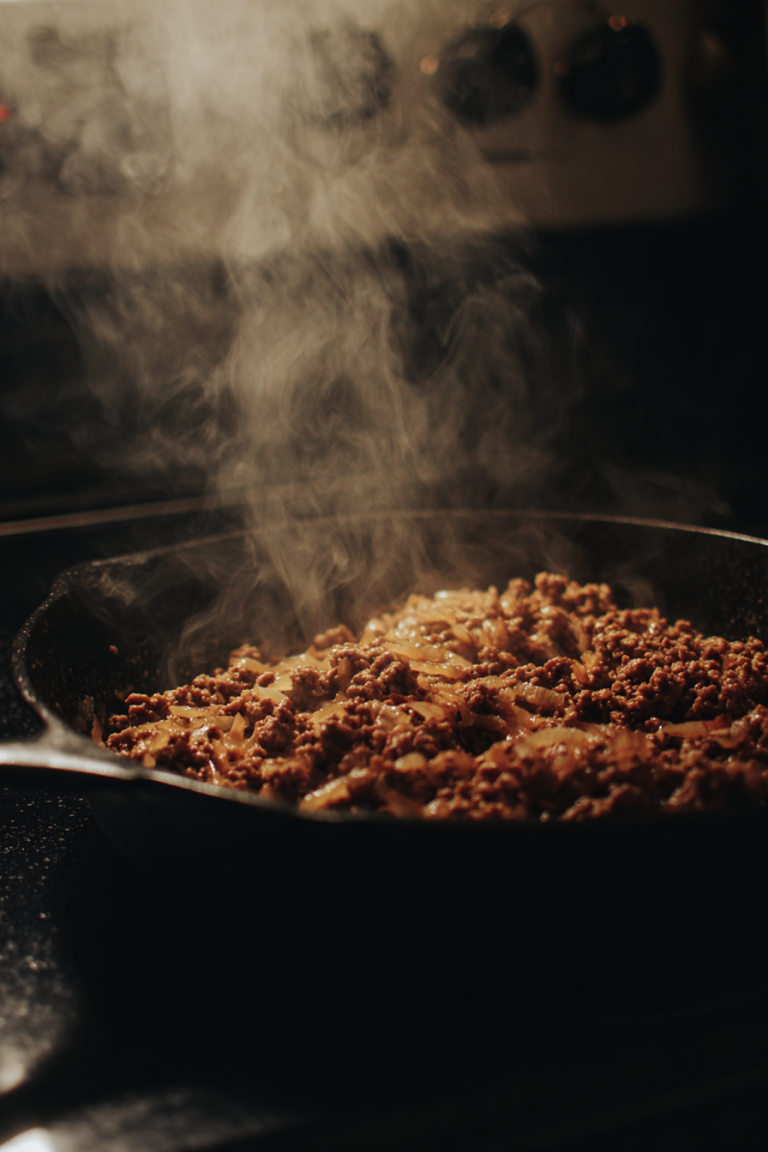 Ground Beef Green Bean Casserole Recipe (One Pan!) | Savoring Tales