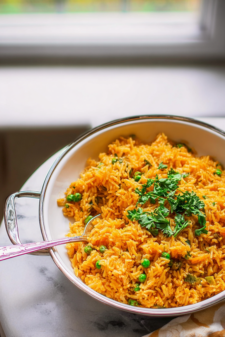 Restaurant Style Mexican Rice (Easy & Fluffy) | Savoring Tales